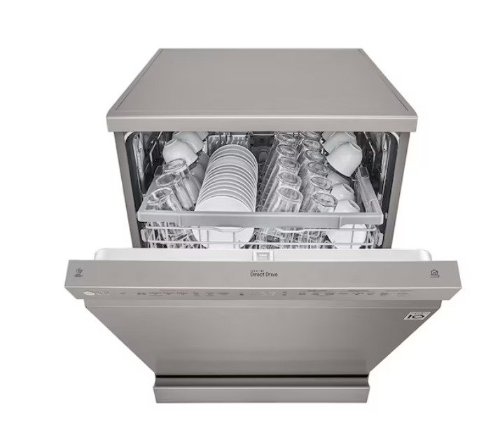 LG 14 Place Settings Under-Counter Dishwasher with TrueSteam, QuadWash ...