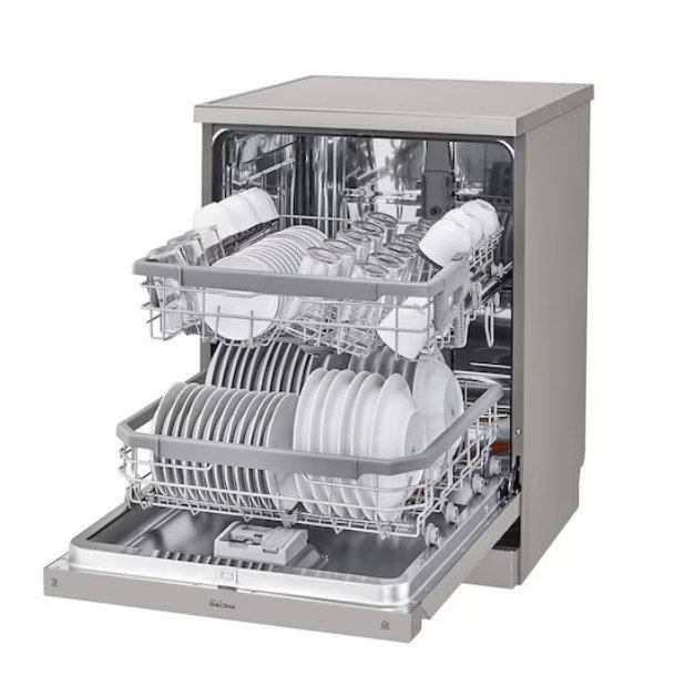 LG 14 Place Settings Under-Counter Dishwasher with TrueSteam, QuadWash ...